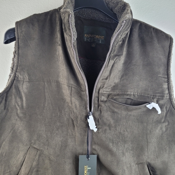 RAINFOREST | Jackets & Coats | Rainforest Faux Micro Suede Faux ...